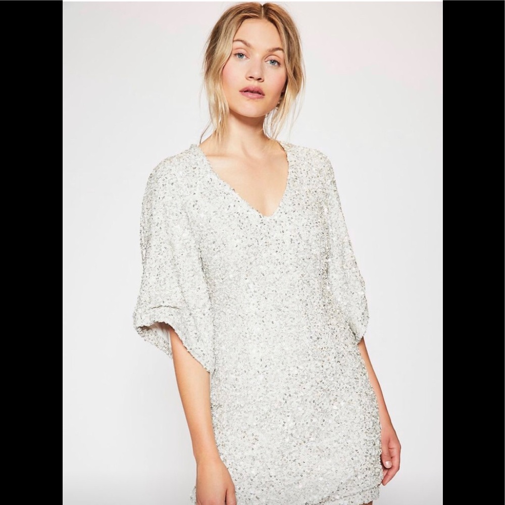 Free People Party Girl Mini Dress - Gem